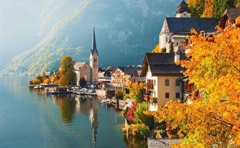 Solná komora Hallstatt a Gosau 0, Rakousko, Horní Rakousy, Hallstatt ...
